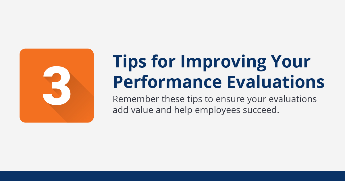 Three Tips for Improving Your Performance Evaluations - Acadis